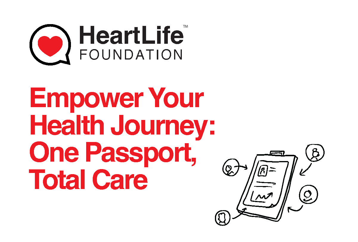Health Passport Postcard EN - HeartLife Foundation